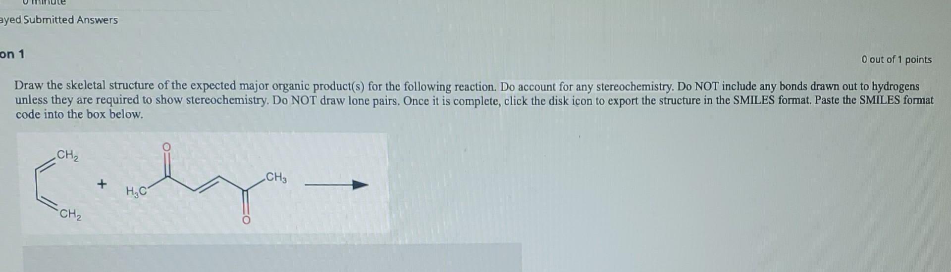Solved Draw the skeletal structure of the expected major | Chegg.com
