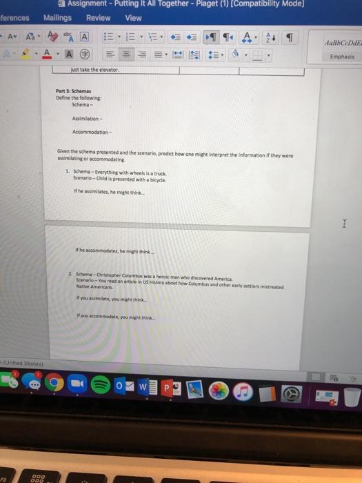 Solved Tools Table Window Help Assignment - Putting It All | Chegg.com