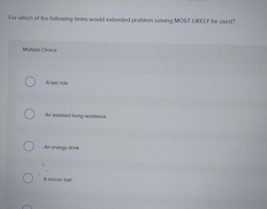 Solved For which of the following items would extended | Chegg.com