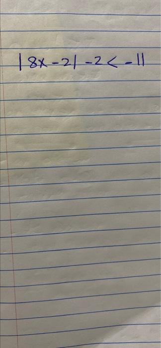 Solved 18x-21-2 -11 | Chegg.com