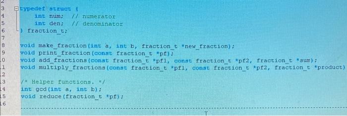 Solved Exercise 1 File Fractionc Contains The Incomplete 1601