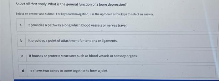 Solved Select all that apply. What is the general function | Chegg.com