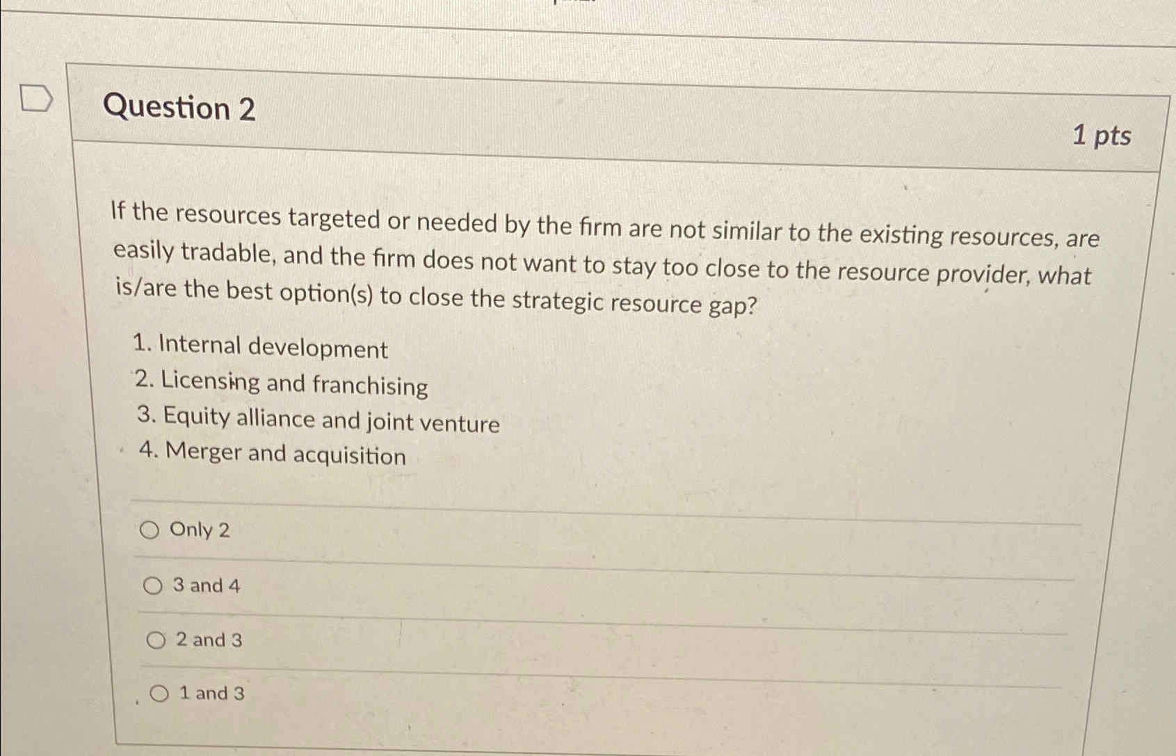 Solved Question 21 ﻿ptsIf the resources targeted or needed | Chegg.com