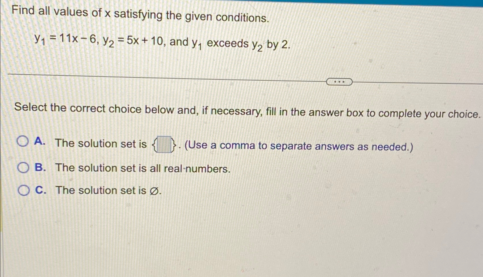 Solved Find all values of x ﻿satisfying the given | Chegg.com