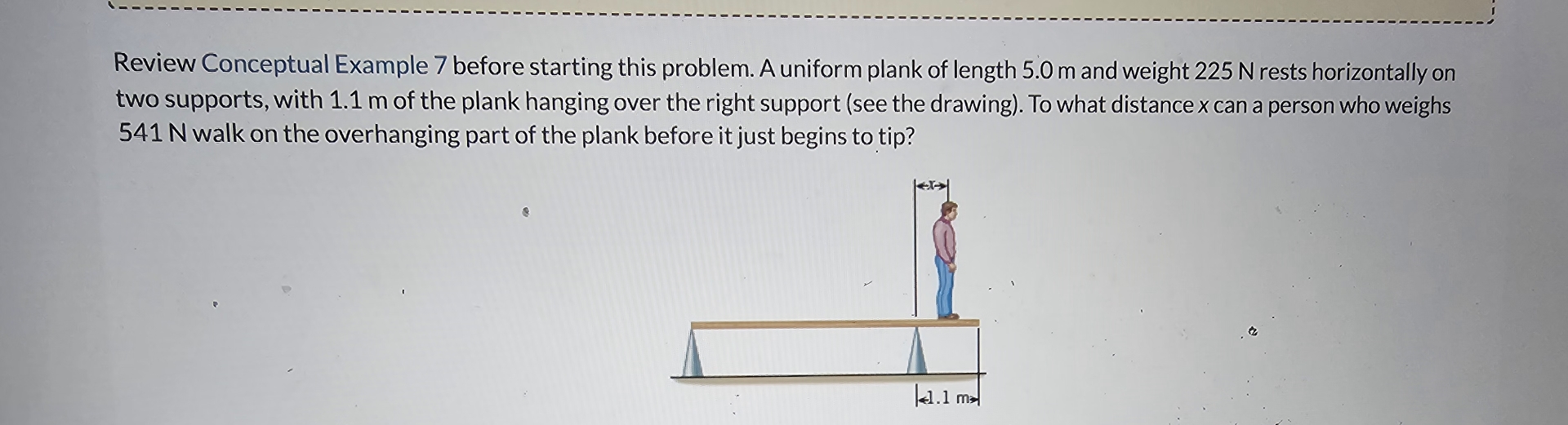 Solved How to solve Review Conceptual Example 7 ﻿before | Chegg.com