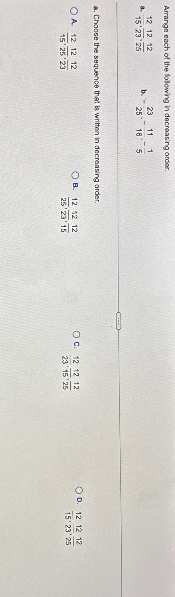 Solved Arrange each of the following in decreasing | Chegg.com