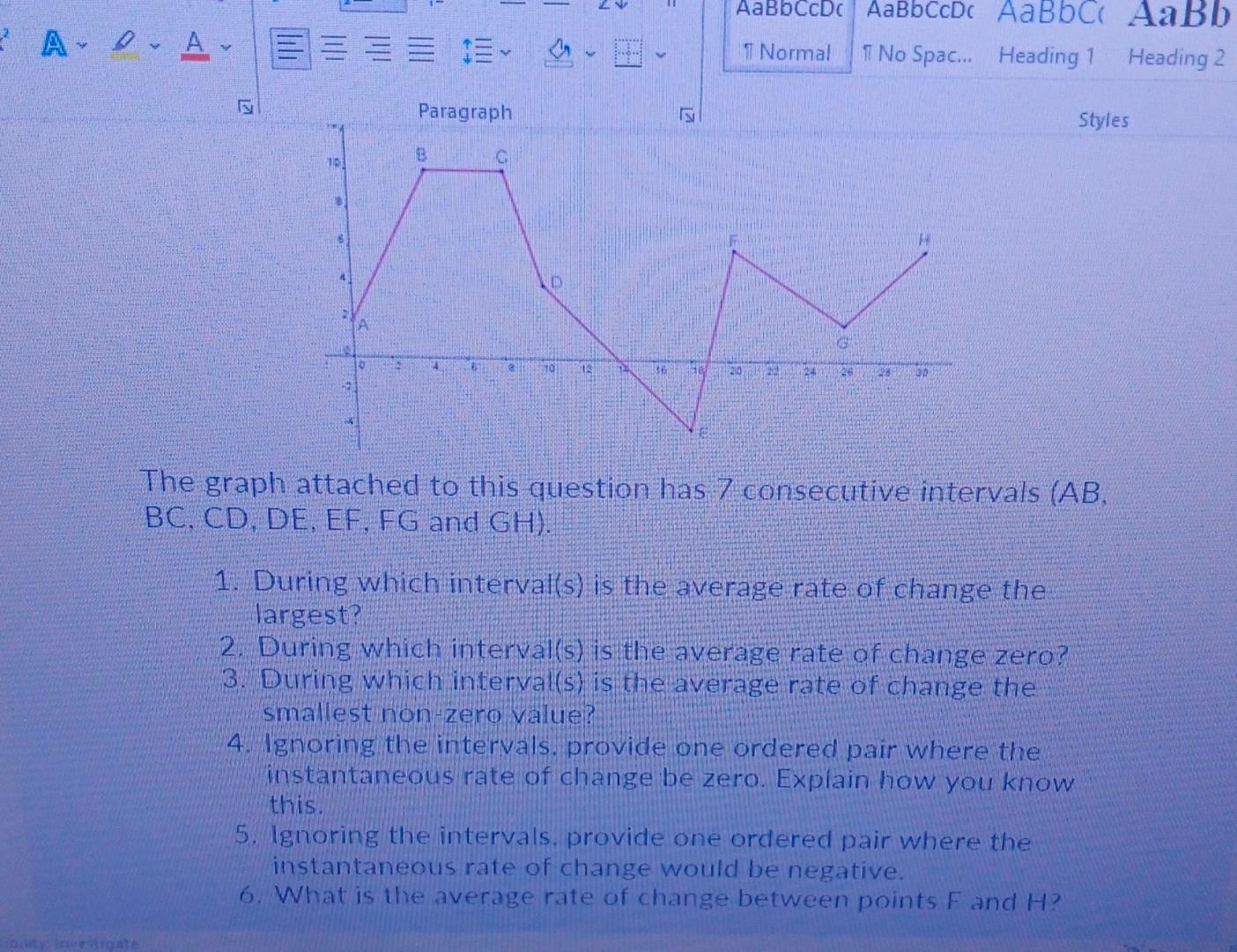 Solved The graph attached to this question has 7 consecutive | Chegg.com