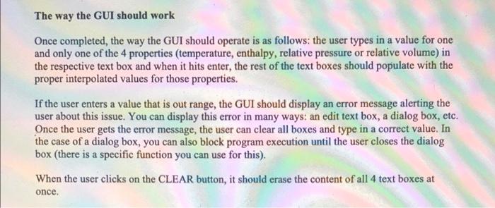 Solved Make this GUI using MATLAB plz. thankyou Must use | Chegg.com