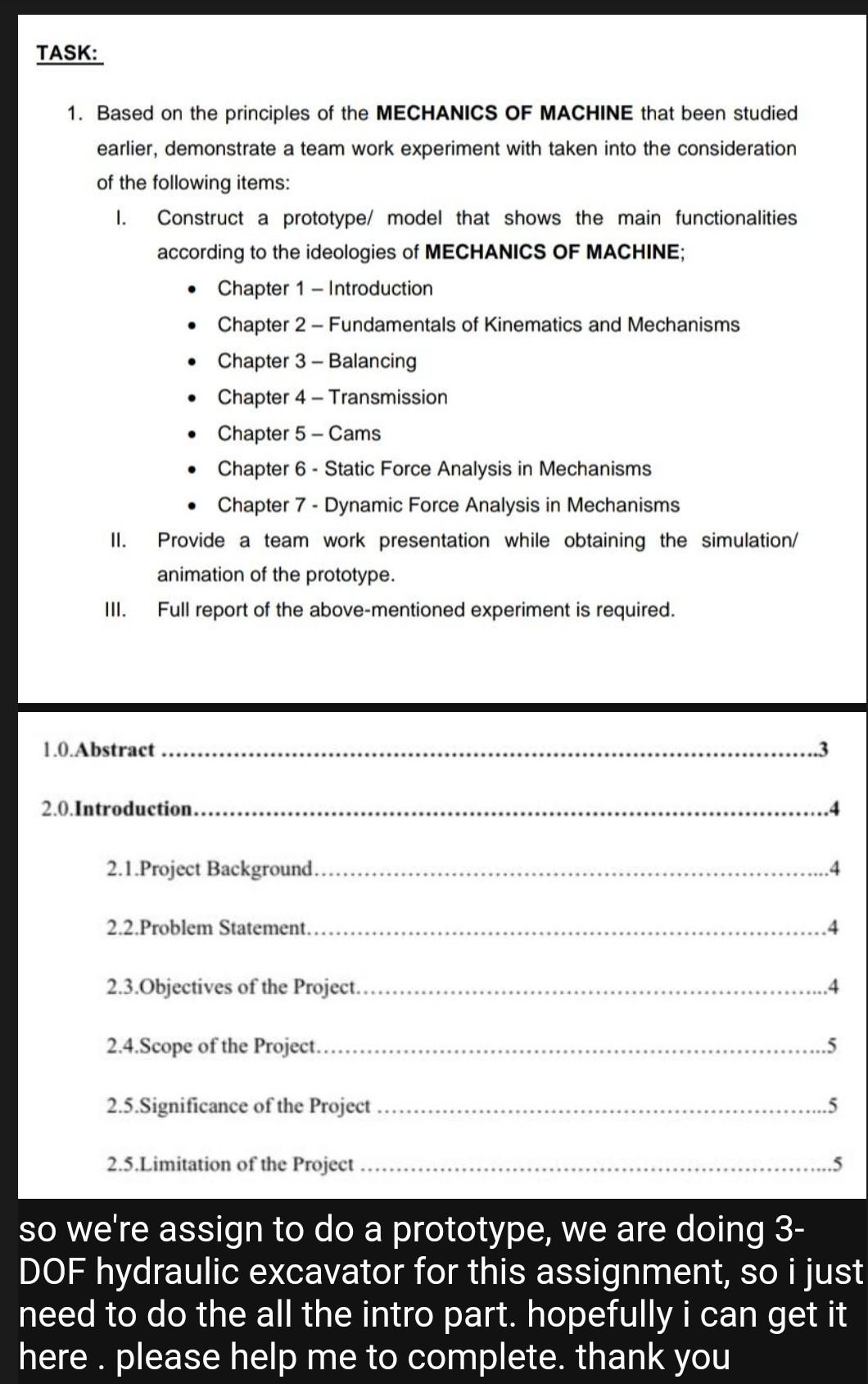 Solved TASK: 1. Based on the principles of the MECHANICS OF | Chegg.com
