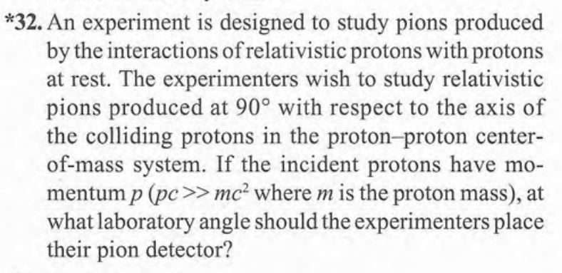 Solved *32. ﻿An experiment is designed to study pions | Chegg.com