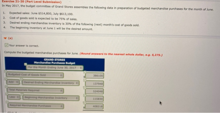 Solved Exercise 21-20 (Part Level Submission) In May 2017, | Chegg.com