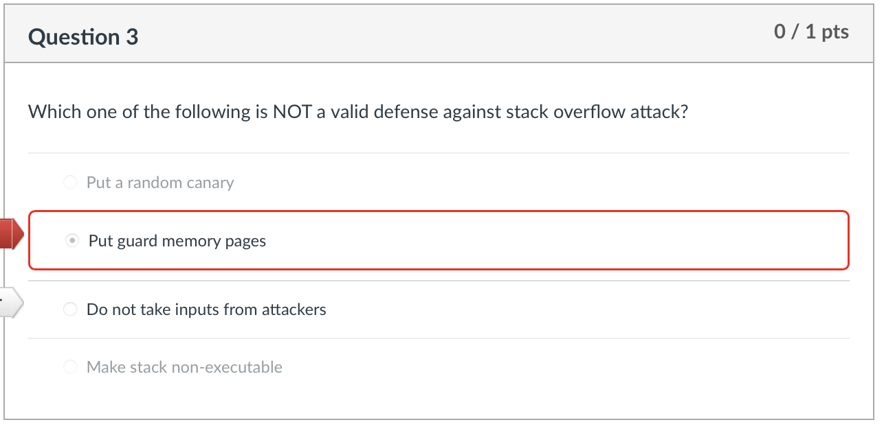 Solved Question 3 ﻿Which one of the following is NOT a valid | Chegg.com