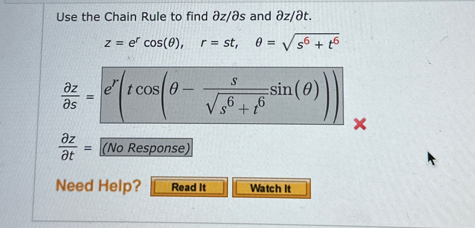 Solved Use the Chain Rule to find delzdels and | Chegg.com