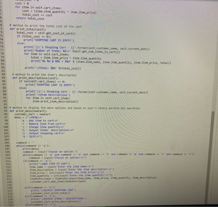 Solved in python Helle, I'm getting newline error on | Chegg.com