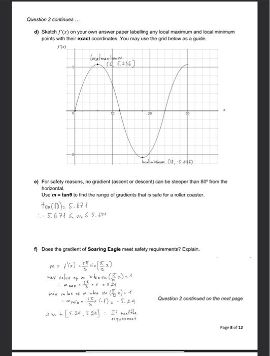 Solved Question 2 Below is a graph representing part of the | Chegg.com