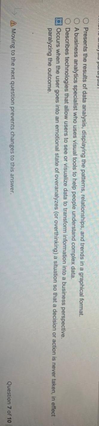 Solved Presents the results of data analysis, displaying the | Chegg.com