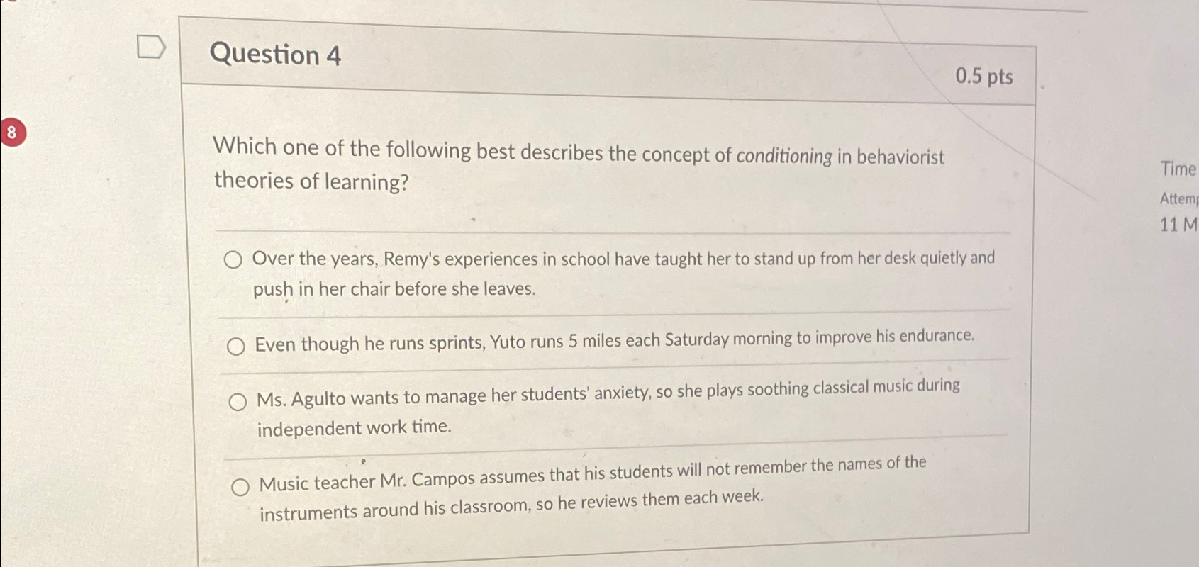 Solved Question 40.5ptsWhich one of the following best | Chegg.com