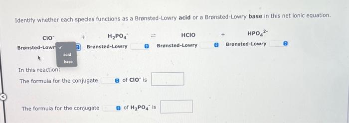 Solved 1. The formula for the conjugate base of H2CO3 is 2. | Chegg.com