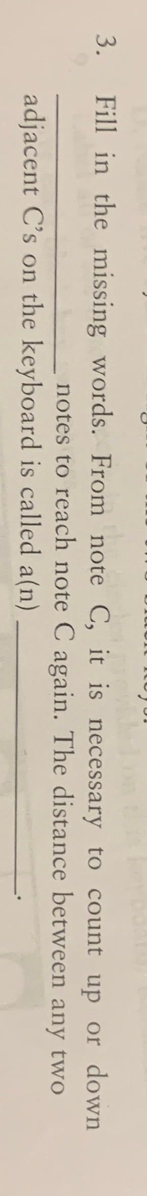 Solved Fill in the missing words. From note C, ﻿it is | Chegg.com