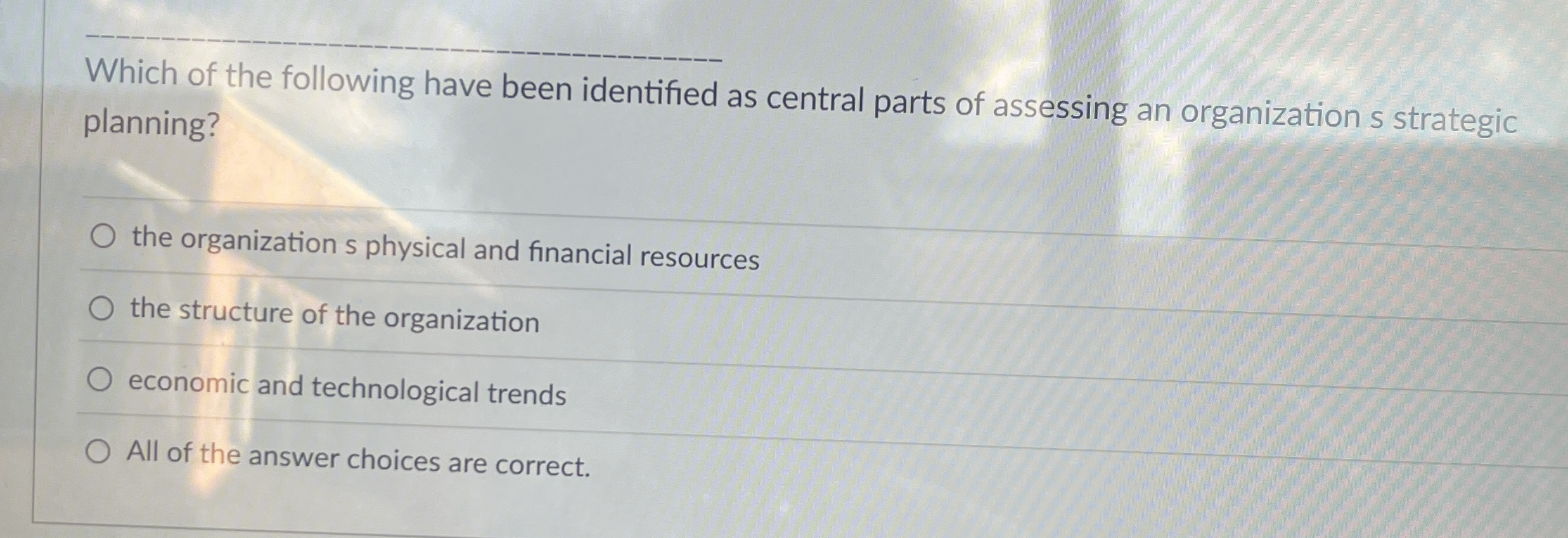 Solved Which of the following have been identified as | Chegg.com