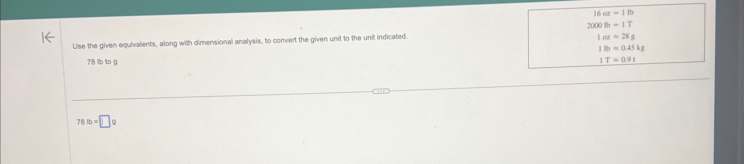 Solved Use the given equivalents, along with dimensional | Chegg.com