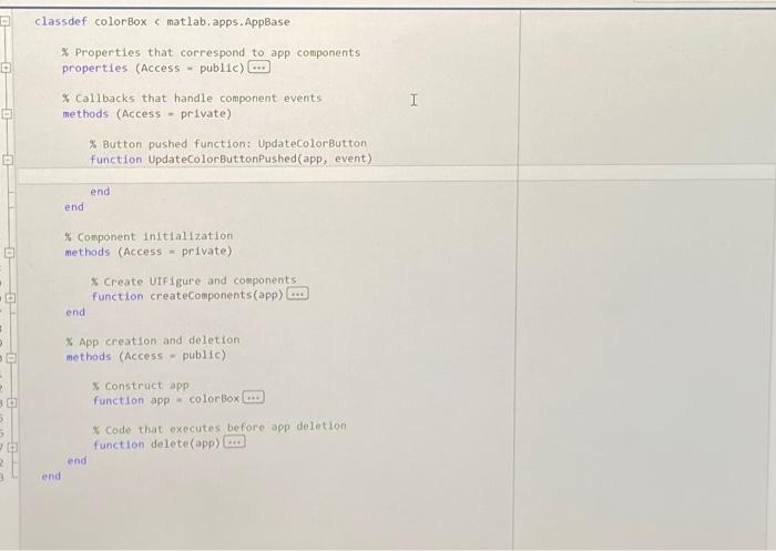 Solved Create the following GUI called colorBox.mlapp that | Chegg.com