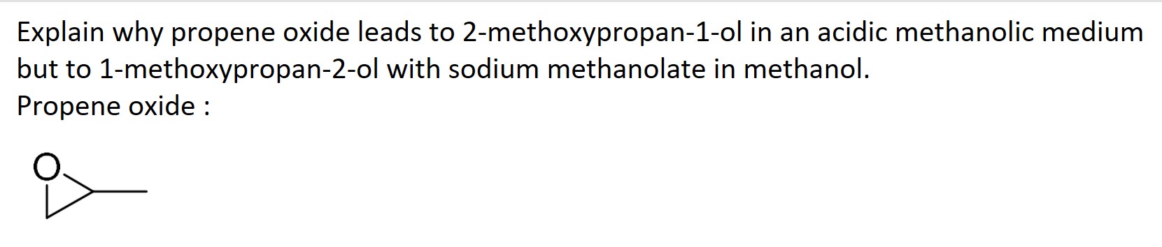 Solved Explain why propene oxide leads to | Chegg.com