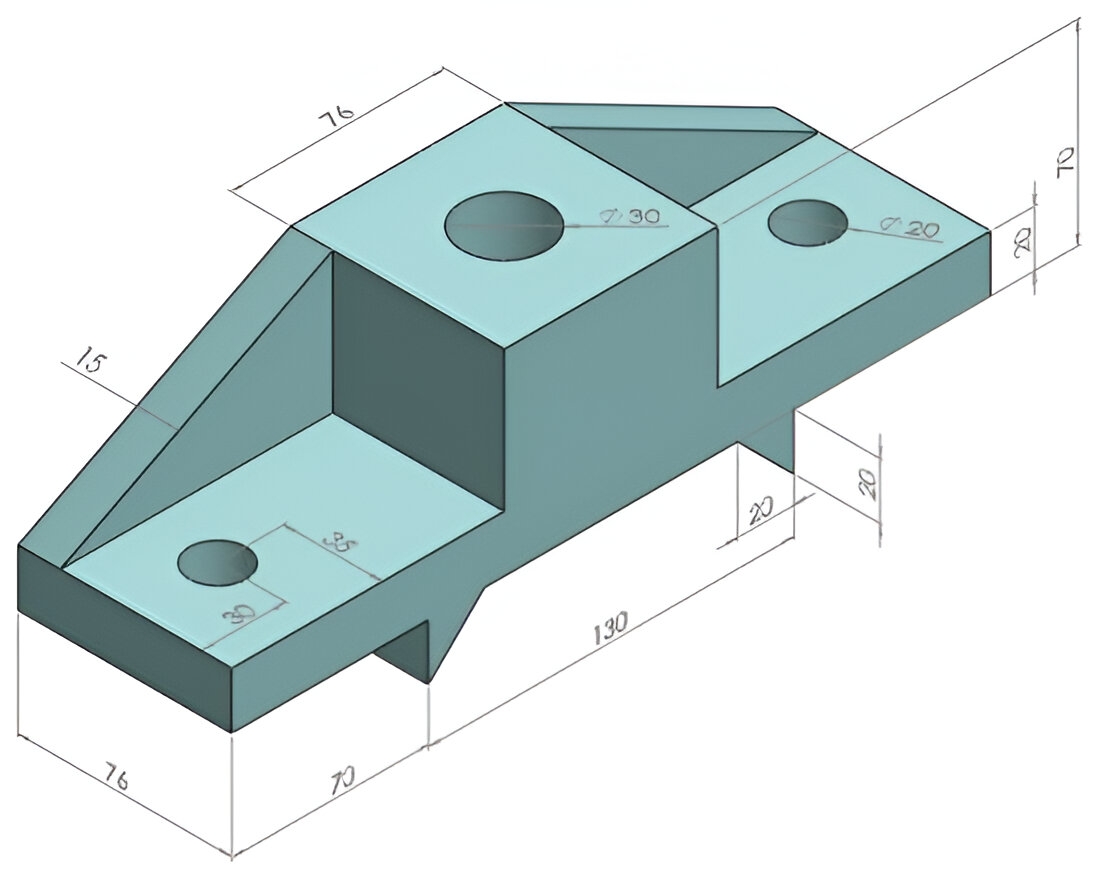 Solved Create this part using SOLID EDGE software: Show | Chegg.com