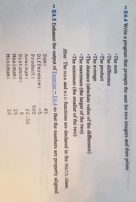 Solved Java Programming And Eclipse Program Requirements 2142