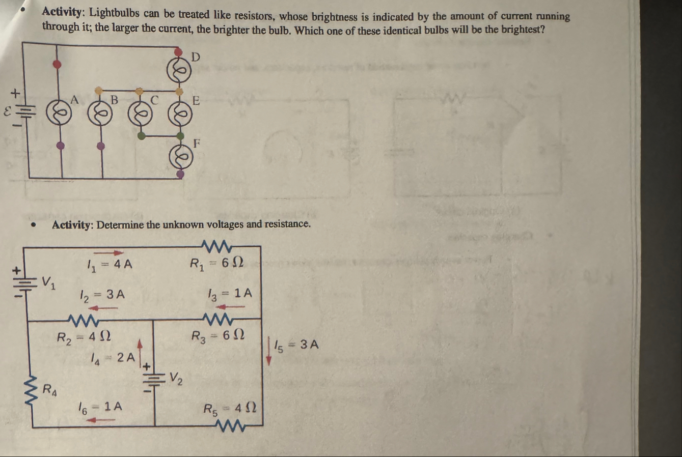 Activity: Let the following resistor be a | Chegg.com