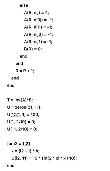 Solved Write a matlab code using the same way this code is | Chegg.com