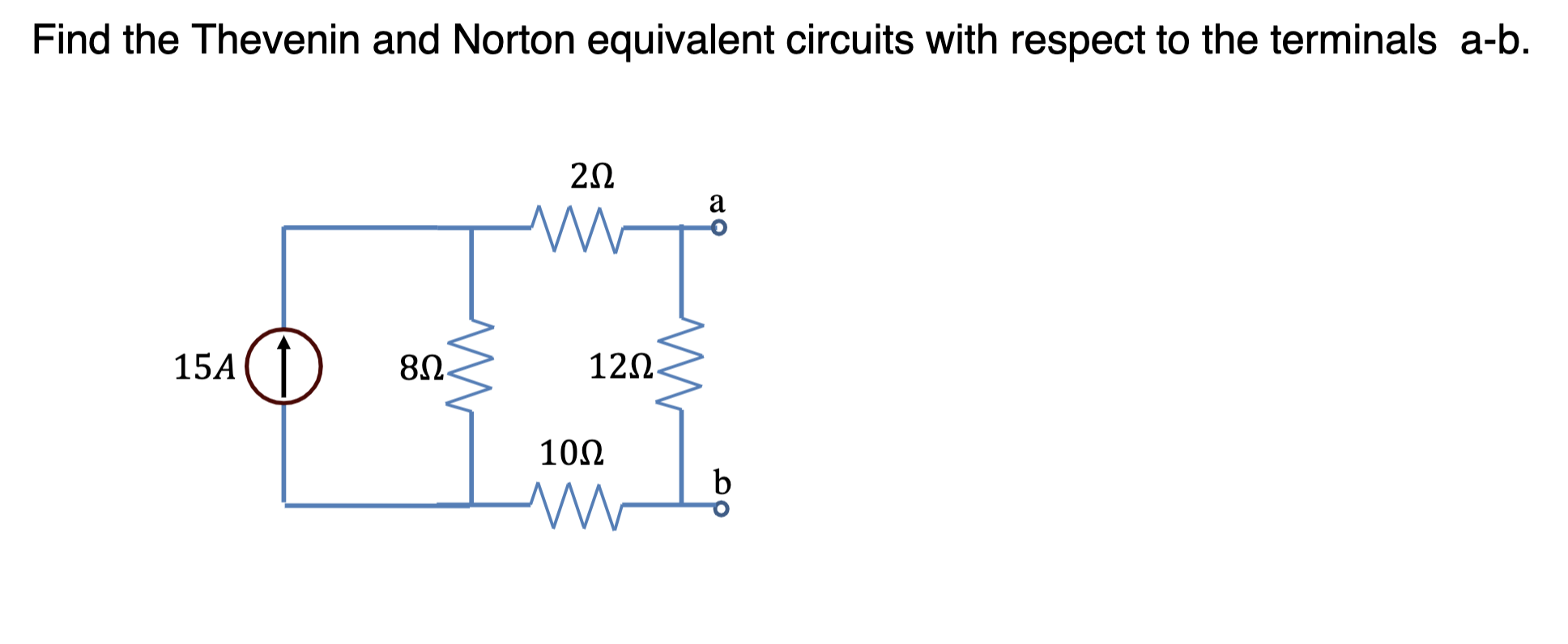Solved Find the Thevenin and Norton equivalent circuits with | Chegg.com