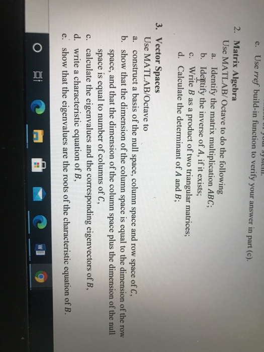 Octavematlab Use Matlab Or Octave To Solve Start 