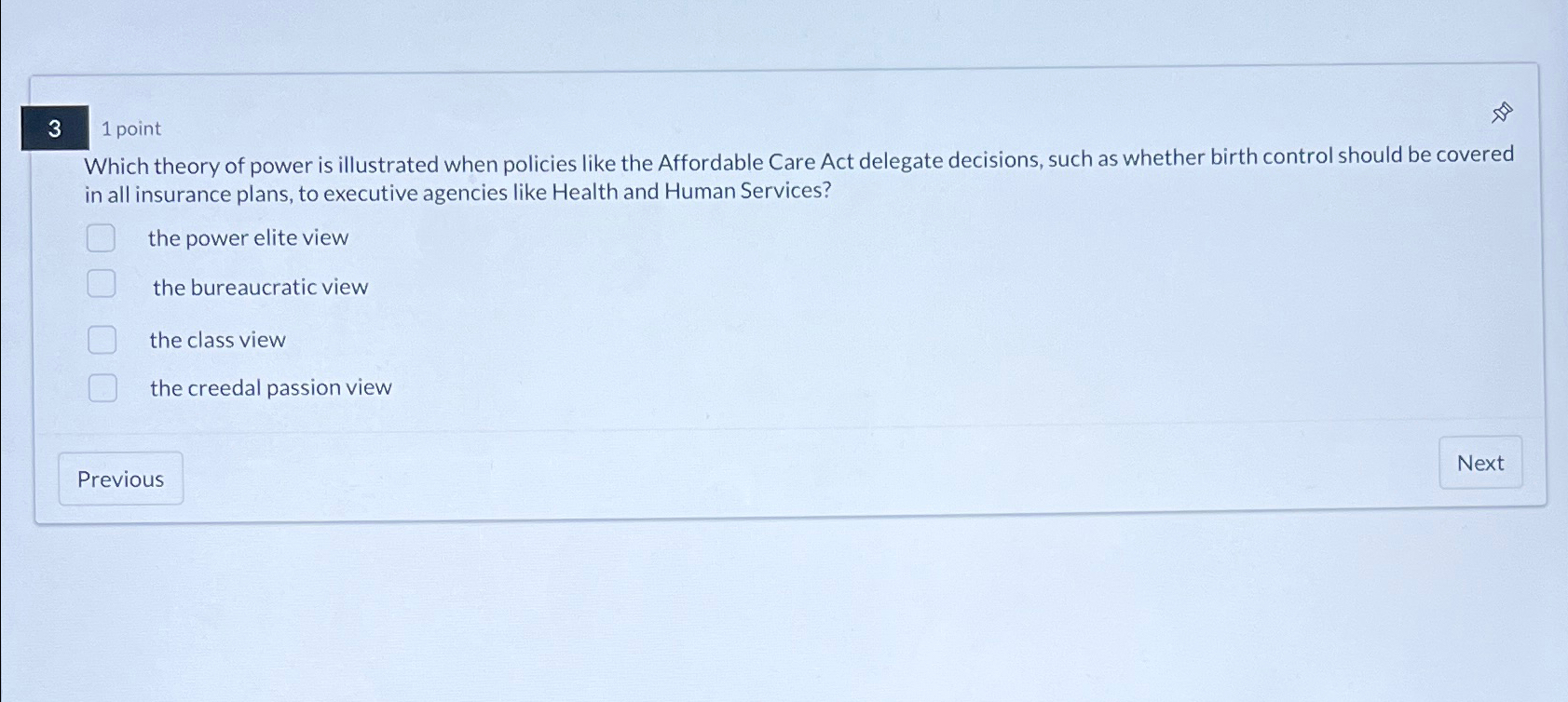 Solved 31 ﻿pointWhich theory of power is illustrated when | Chegg.com