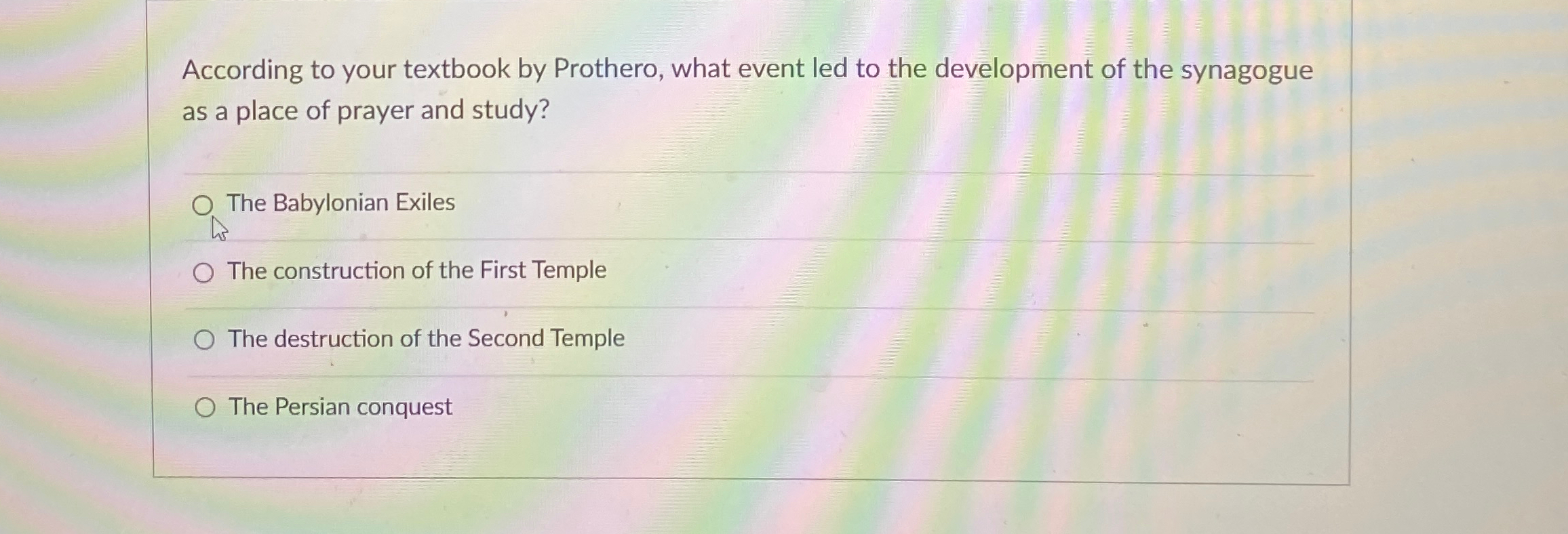 Solved According to your textbook by Prothero, what event | Chegg.com