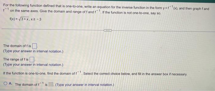 Solved For the following function defined that is | Chegg.com