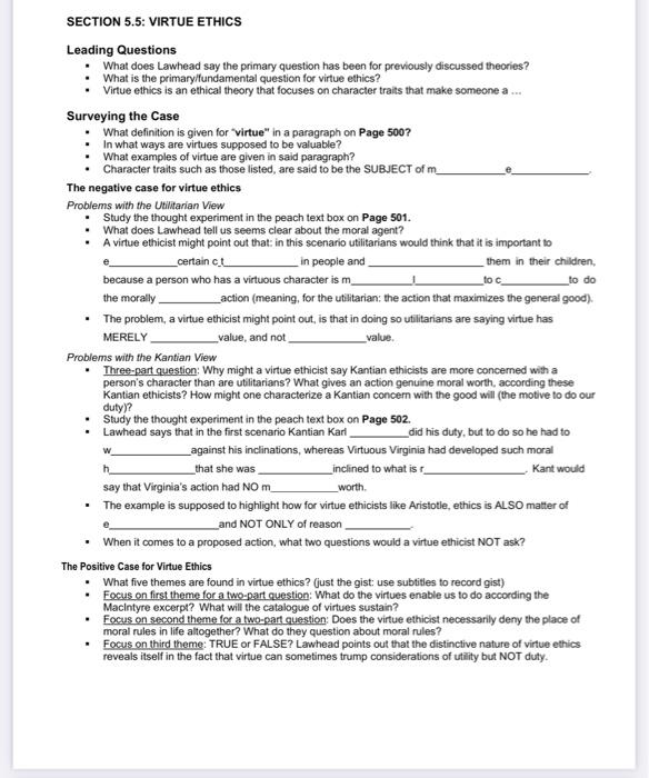 Unit 5 Study Guide (Use for Task 4) The Unit 5 tests | Chegg.com