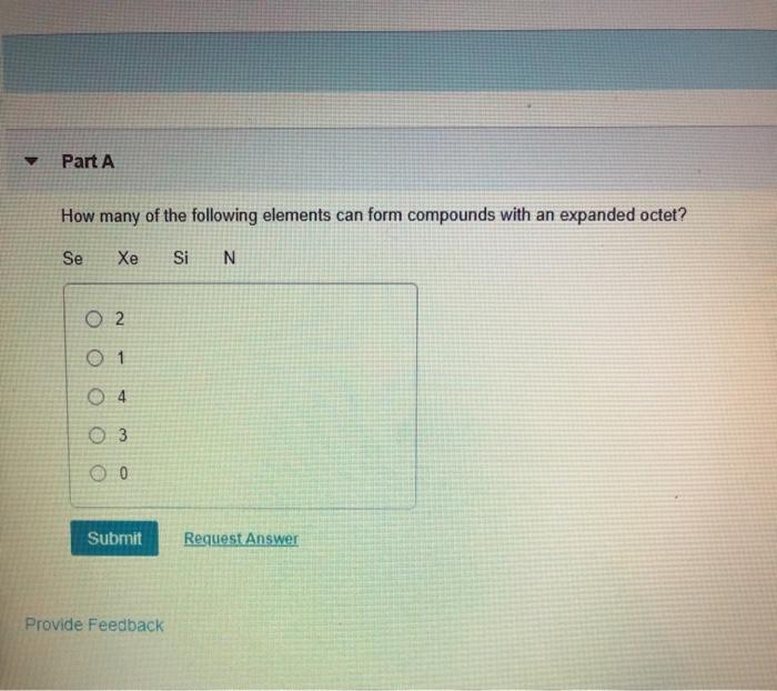 Solved Part A How many of the following elements can form | Chegg.com