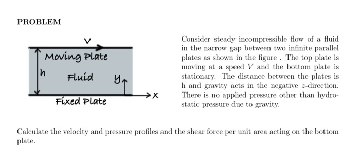 Solved PROBLEM Consider steady incompressible flow of a | Chegg.com