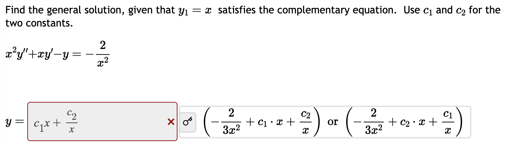 Solved Please explain how to get this.Find the general | Chegg.com