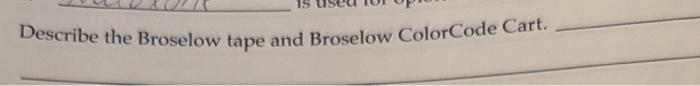 Solved Describe the Broselow tape and Broselow ColorCode | Chegg.com