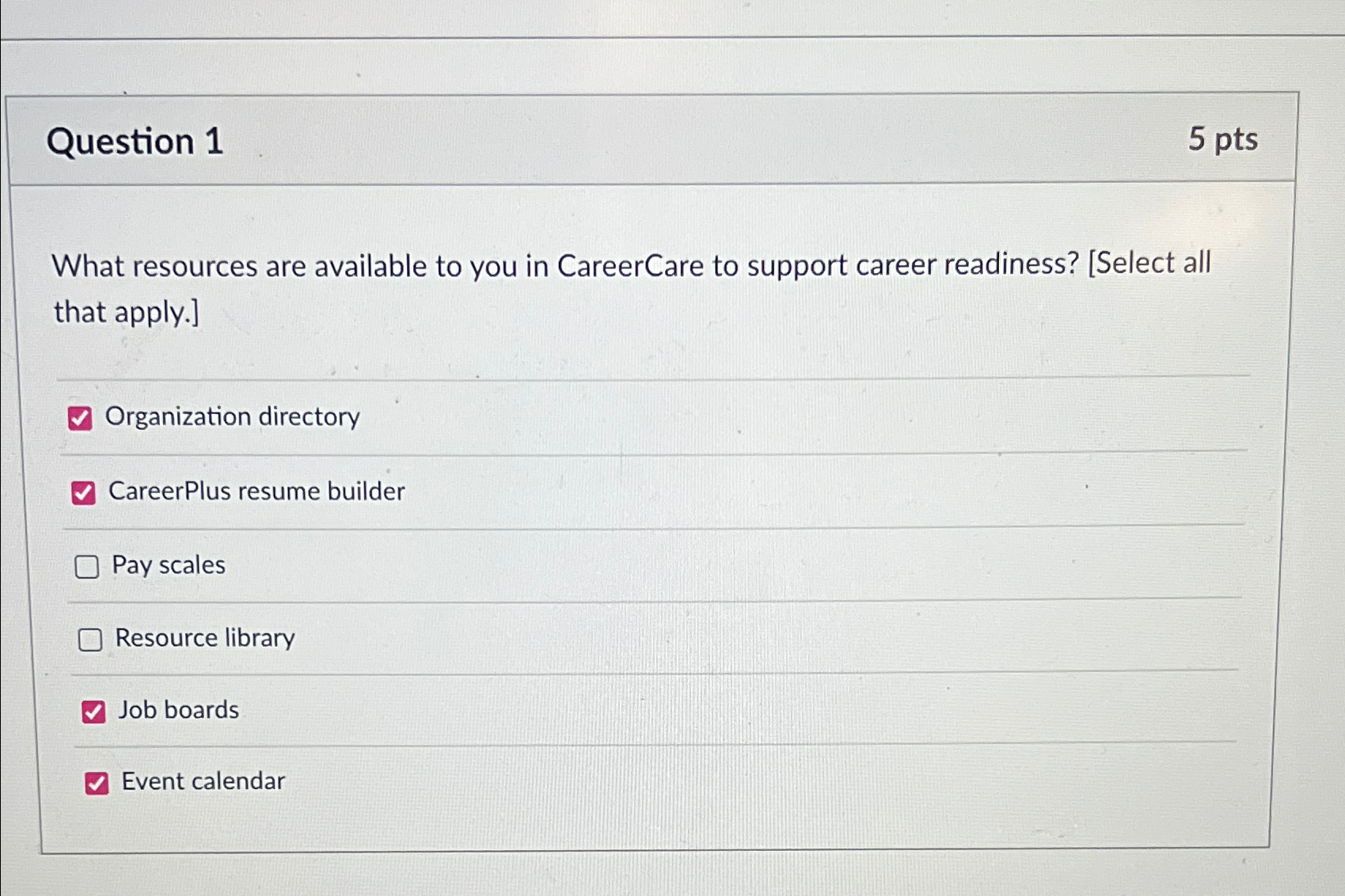 Solved Question 15 ﻿ptsWhat resources are available to you | Chegg.com