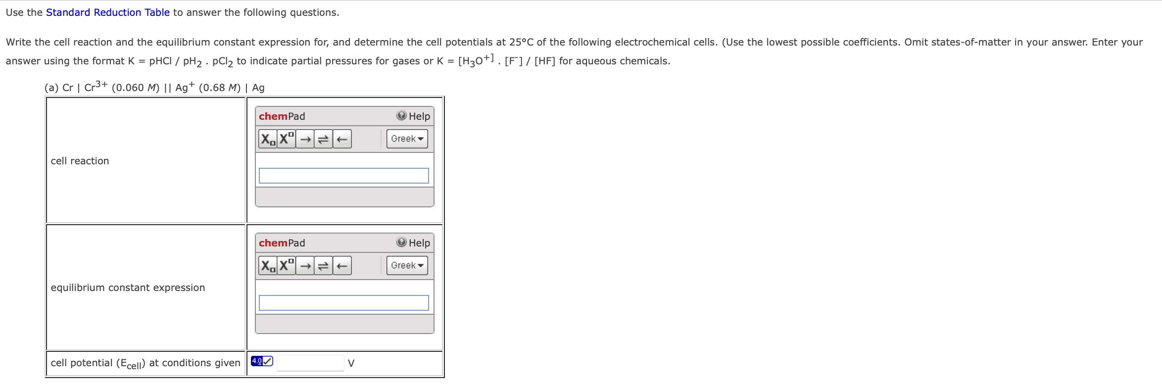 Solved Use the Standard Reduction Table to ﻿answer the | Chegg.com