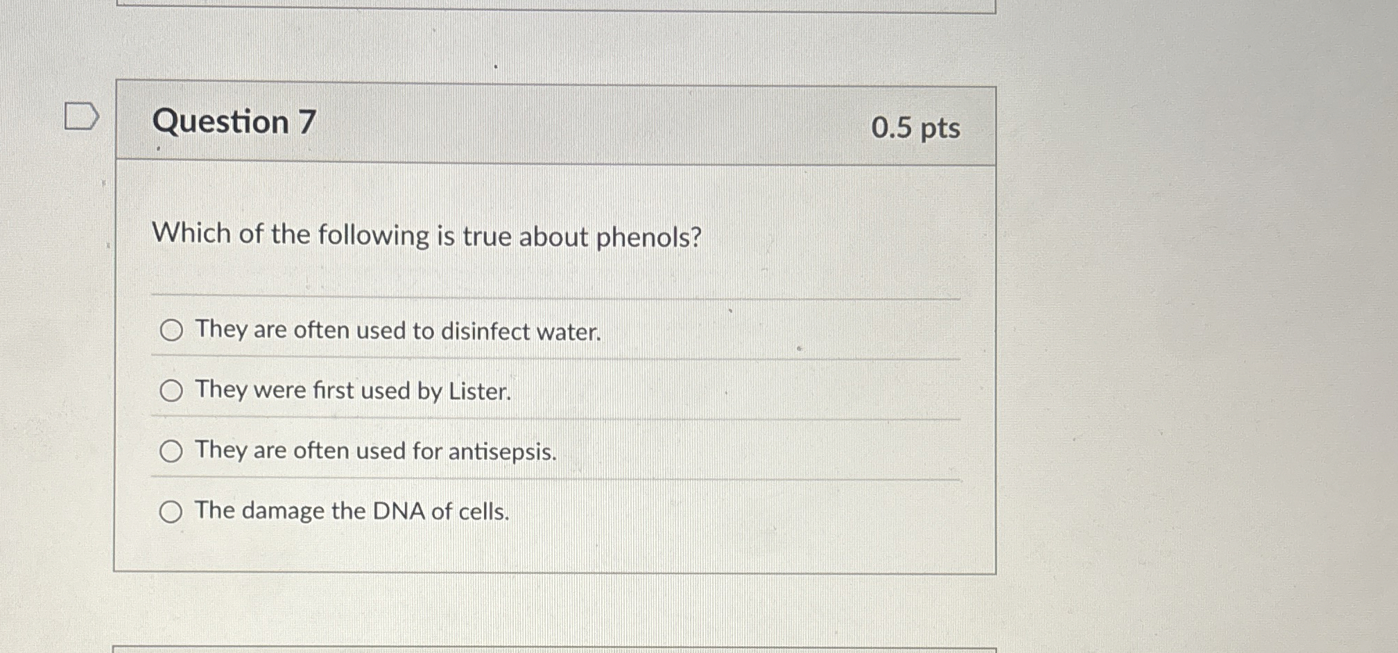 Solved Question 7Which of the following is true about | Chegg.com