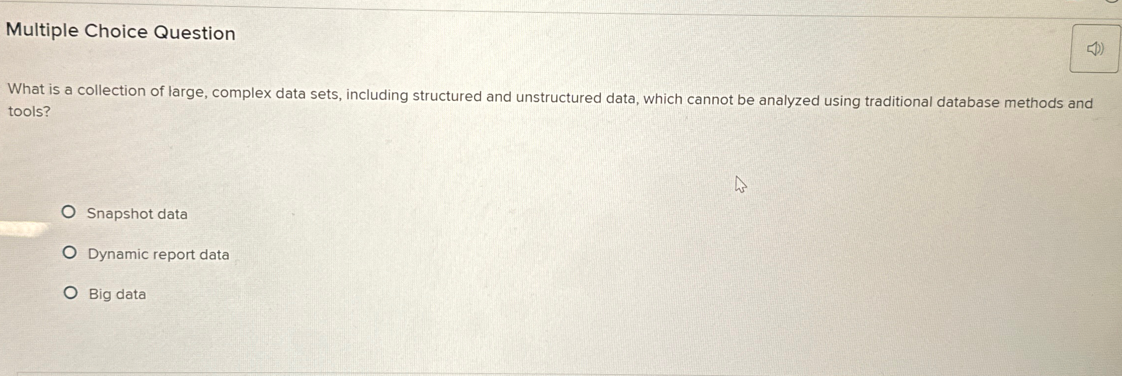 Solved Multiple Choice QuestionWhat is a collection of | Chegg.com