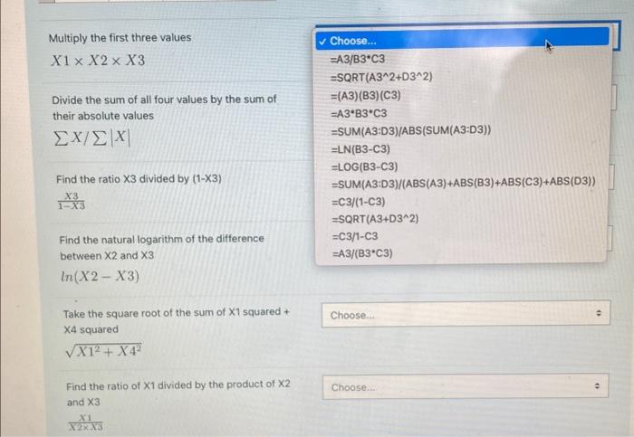 Solved For our course you should be able to perform basic | Chegg.com