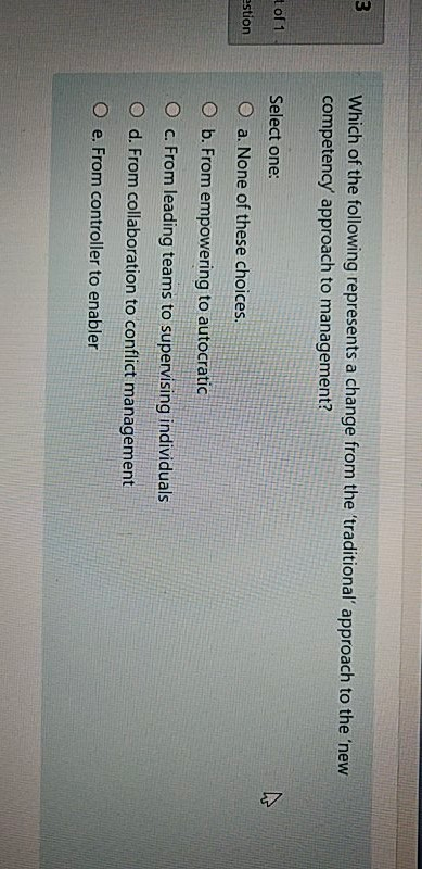 Solved 3 Which of the following represents a change from the | Chegg.com