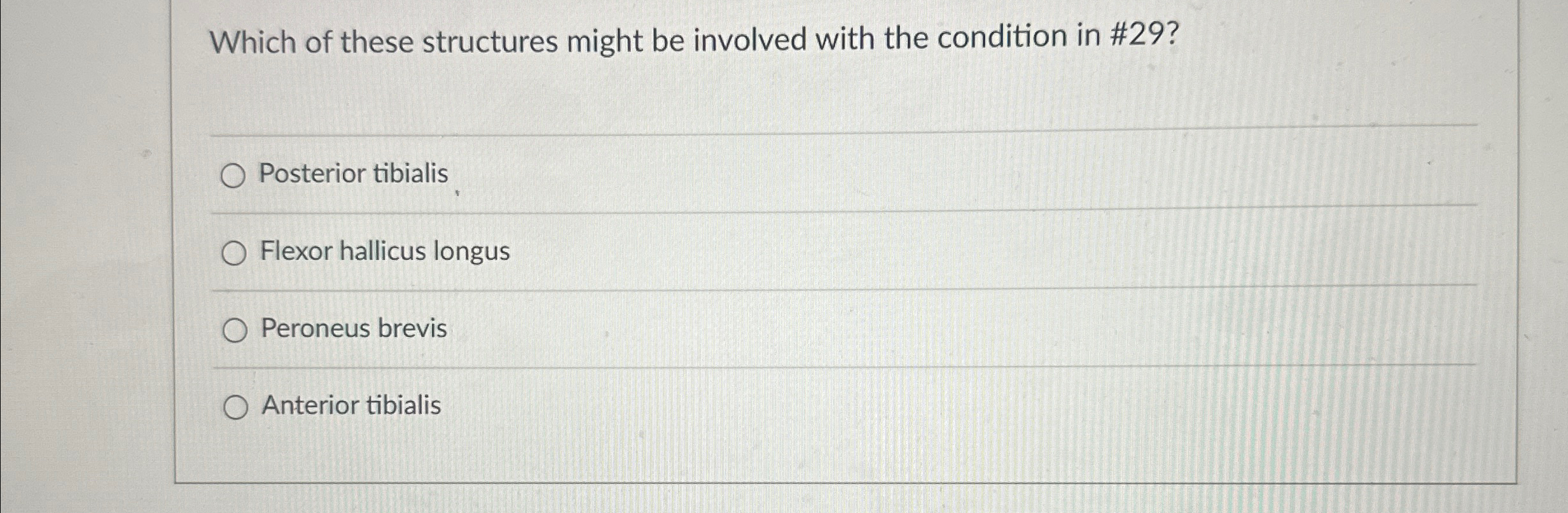 Solved Which of these structures might be involved with the | Chegg.com
