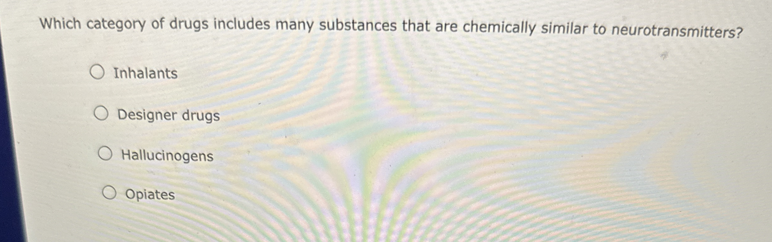 Solved Which category of drugs includes many substances that | Chegg.com