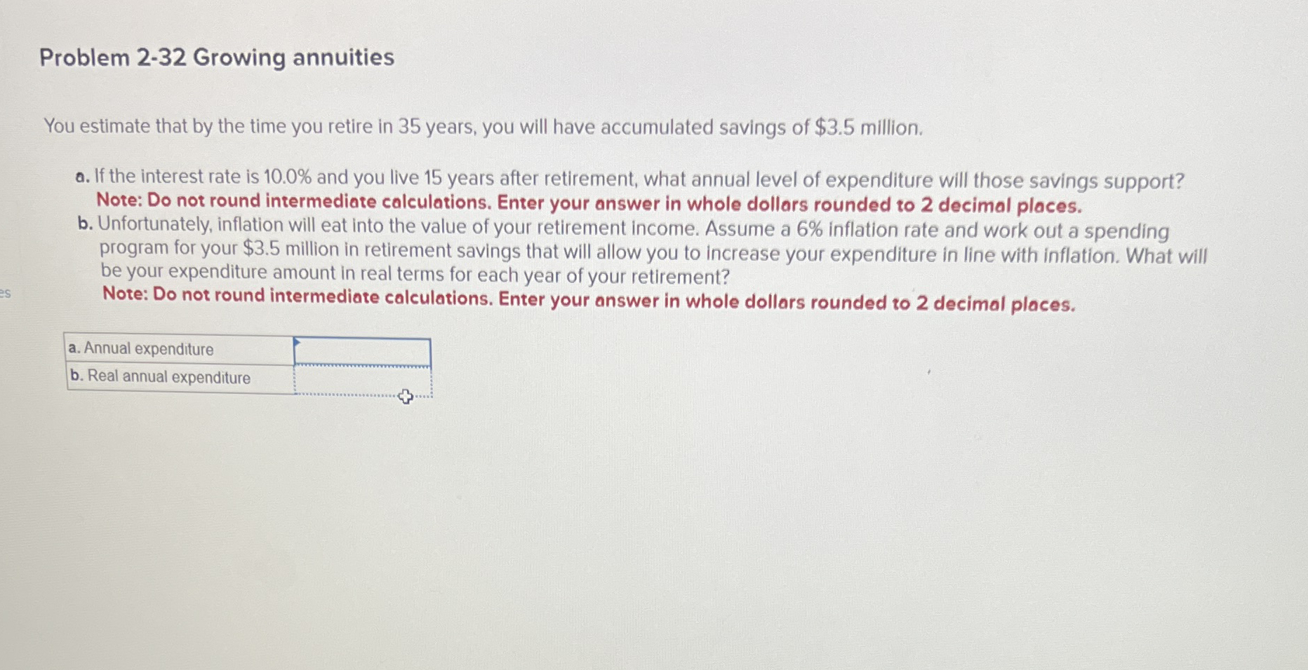 Solved Problem 2-32 ﻿Growing annuitiesYou estimate that by | Chegg.com